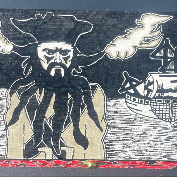 RussandAutumn’sArt | Art | Pirate Themed Decorative Boxblackbeardedward ...